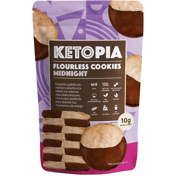Ketopia Flourless Cookies Midnight – Mr Sabor