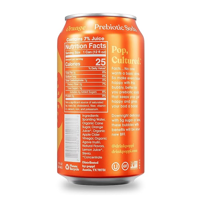 Poppi Refresco Sabor Naranja con Prebioticos – Mr Sabor