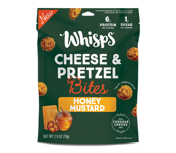Whisps Cheese & Pretzel Bites Honey Mustard – Mr Sabor