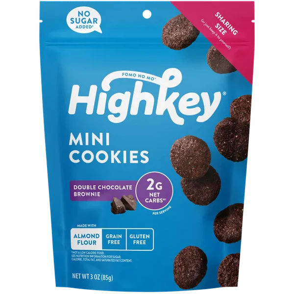 High Key Mini Cookies Double Chocolate Brownie – Mr Sabor