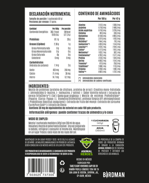 Birdman Falcon Performance Proteína Golden Vanilla – Mr Sabor