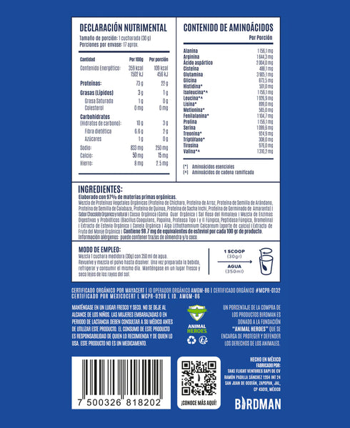 Birdman Falcon Proteína Chocolate – Mr Sabor