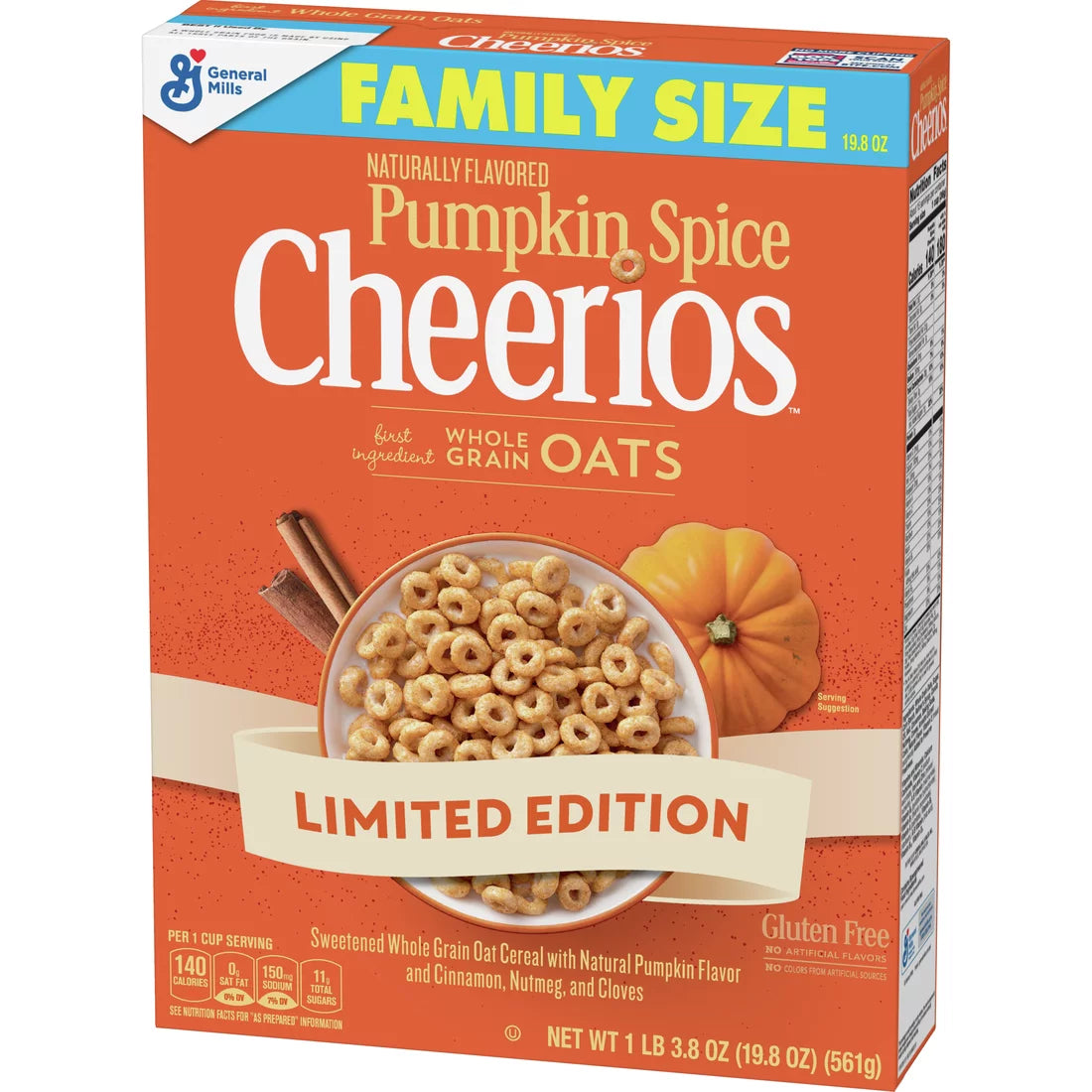General Mills Pumpkin Spice Cheerios – Mr Sabor