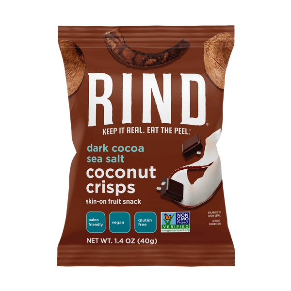 Rind Dark Cocoa & Sea Salt Coconut Crisps – Mr Sabor