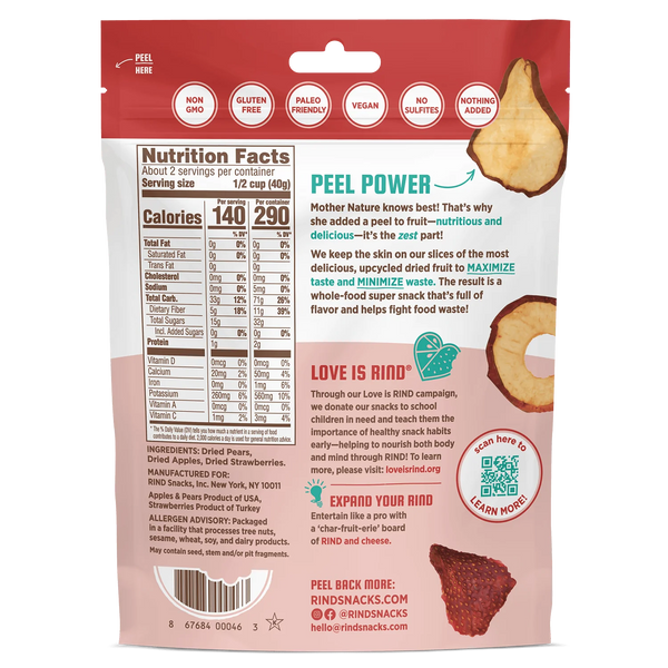 Rind Chewy Straw-Peary Fruta Seca – Mr Sabor